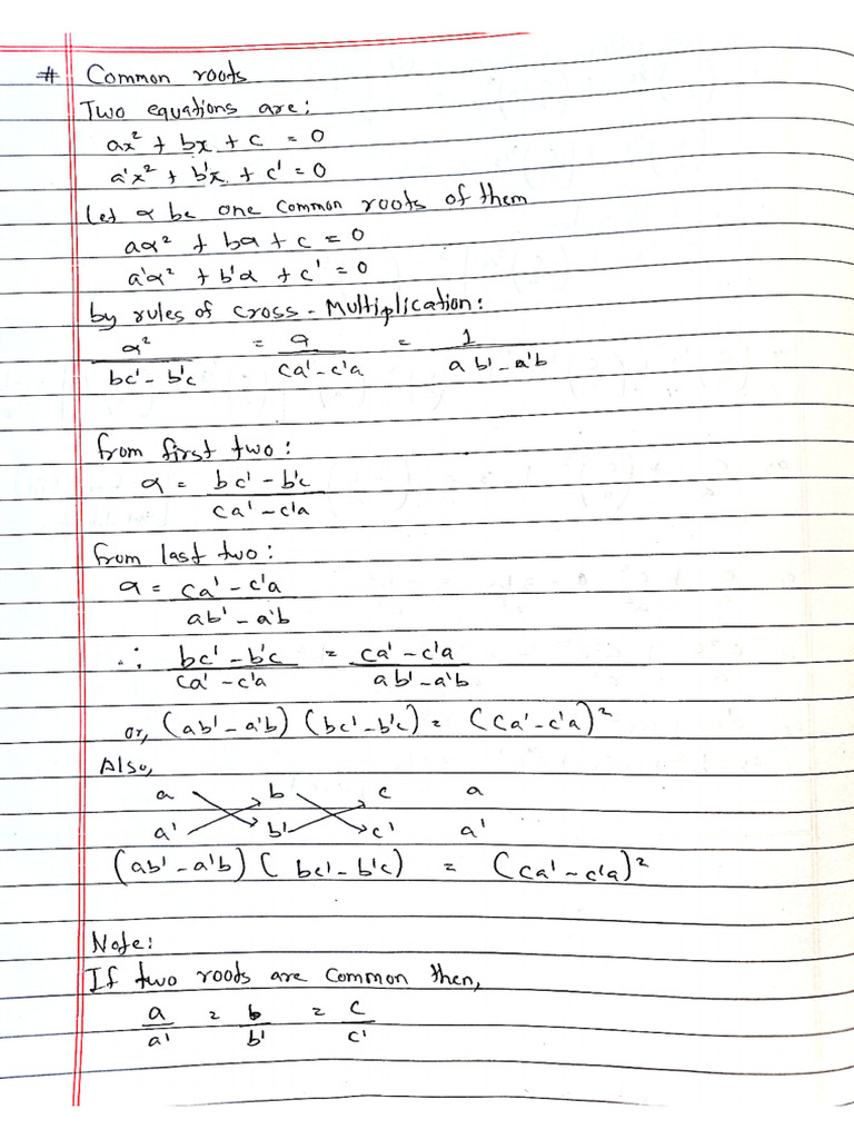 Class 11 Quadratic Equation Ex-6.3 | PDF
