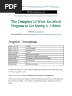 12 Week Crossfit Program PDF | PDF | Kettlebell | Physical Exercise