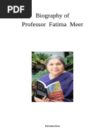 Fatima Ismail Meer | PDF