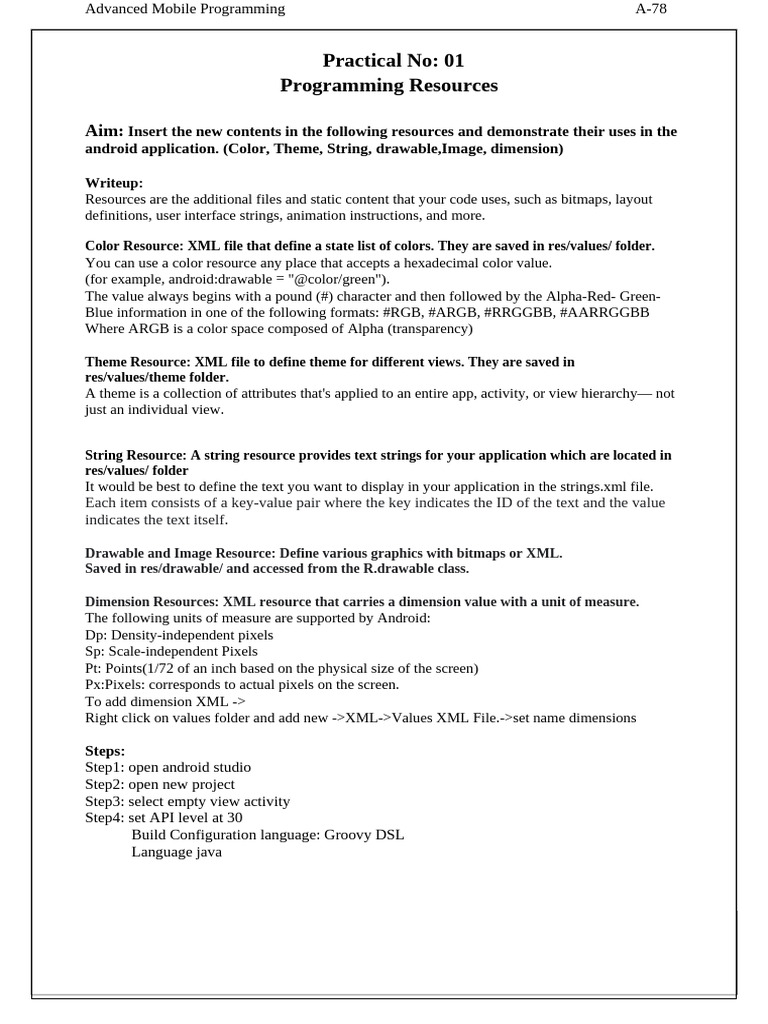 AMPFinal | PDF | Menu (Computing) | Android (Operating System)