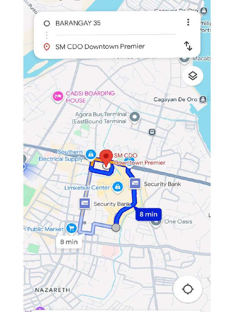 Brgy. 35 to SM map | PDF