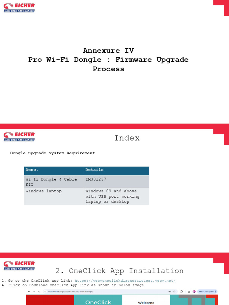 Annexure IV - Wi-Fi Dongle Firmware Update Procedure | PDF | Usb | Wi Fi
