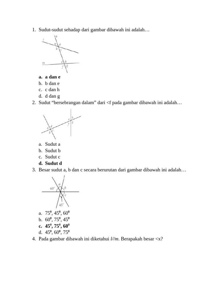 Soal Uas MTK Kelas 8 | PDF