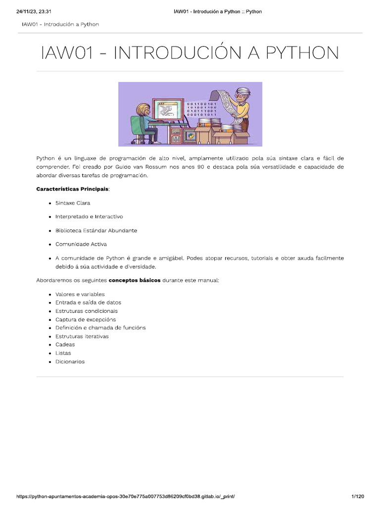 Introdución A Python | PDF