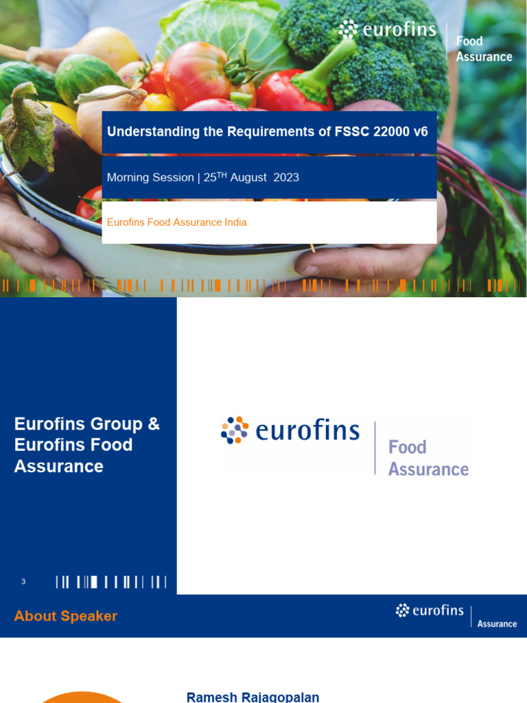 Understanding The Requirements of FSSC 22000 | PDF