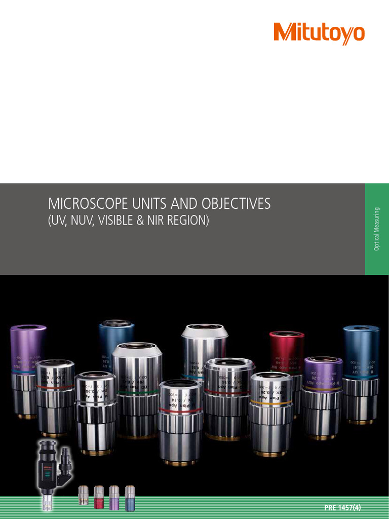 Microscope Units and Objectives Catalog PRE 1457 4 | PDF | Infrared ...