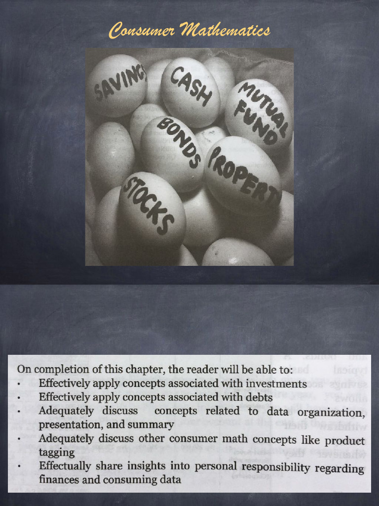 Consumer Math | PDF