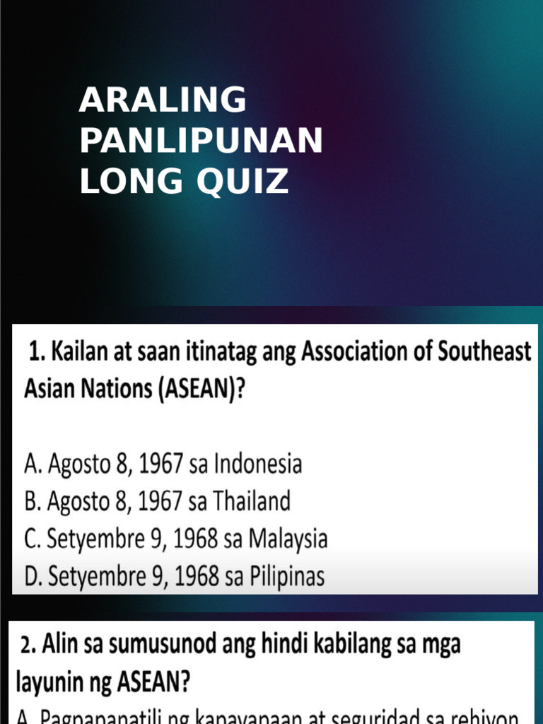 Ap 7 Q4 Matatag | PDF