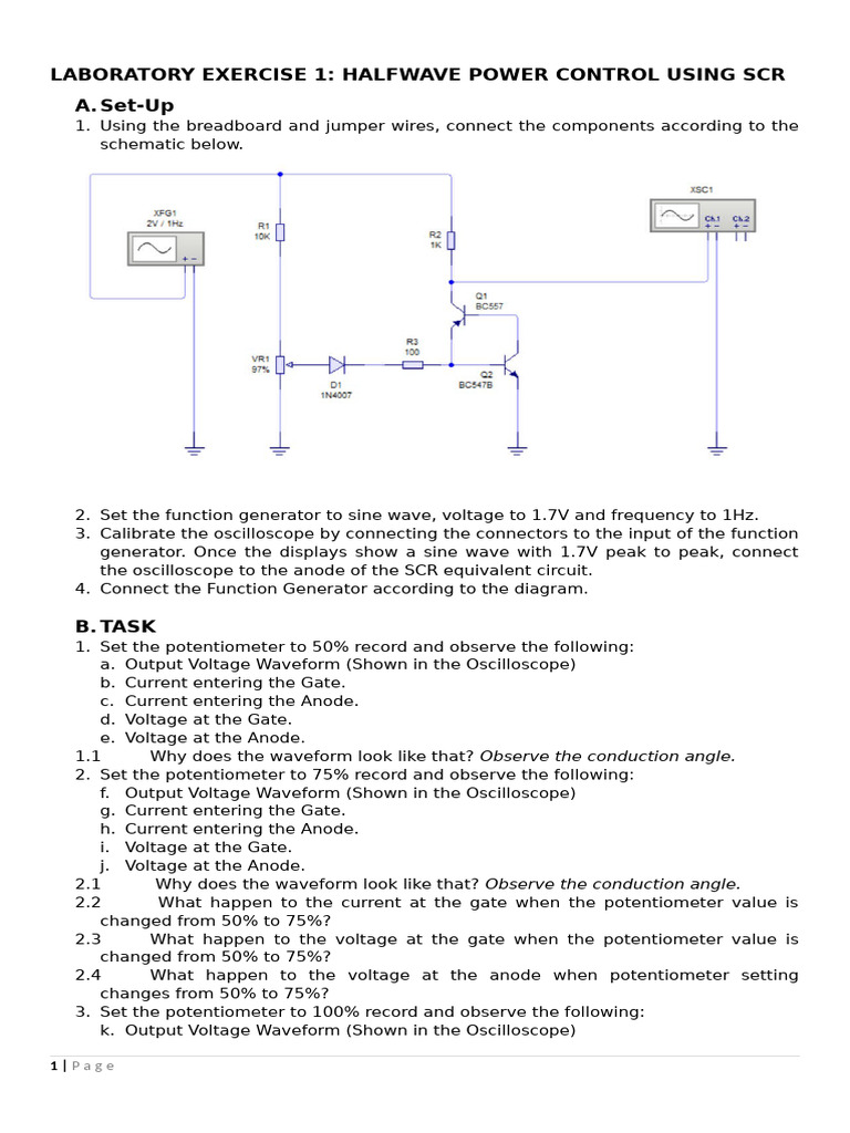 Laboratory Exercise 1 Elex 3 | PDF | Electromagnetism | Computer Engineering