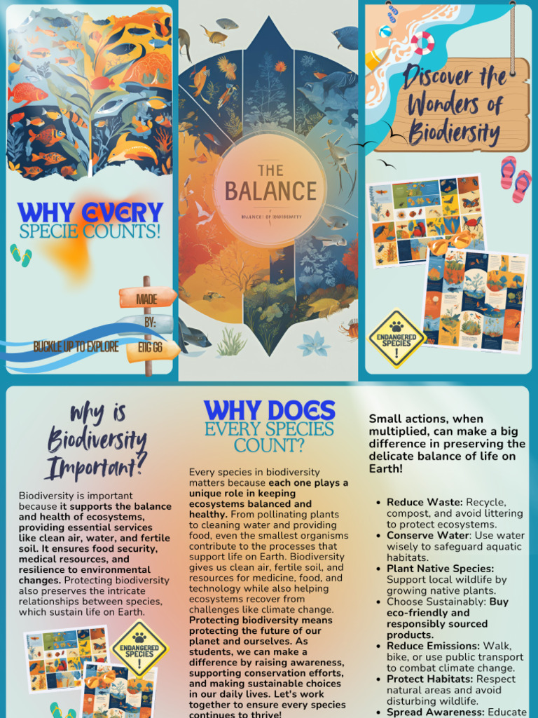 G6 - E11g - Biodiversity Brochure | PDF