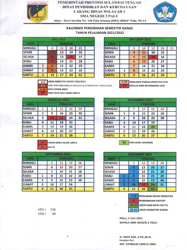 Kalender Pendidikan | PDF