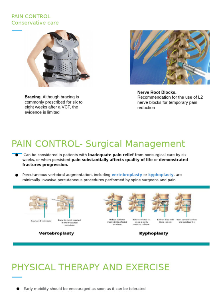 Vertebral Compression Fracture Management | PDF | Osteoporosis ...