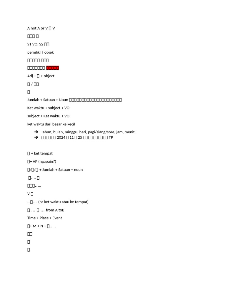 Grammer Dd1 Bab 1 Sampai 7 | PDF