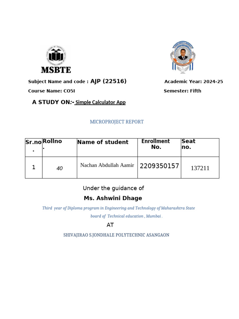 Ajp Certificate Abdullah | PDF