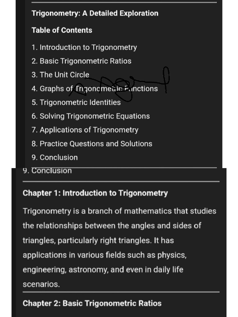trigonometry full explanation gg | PDF