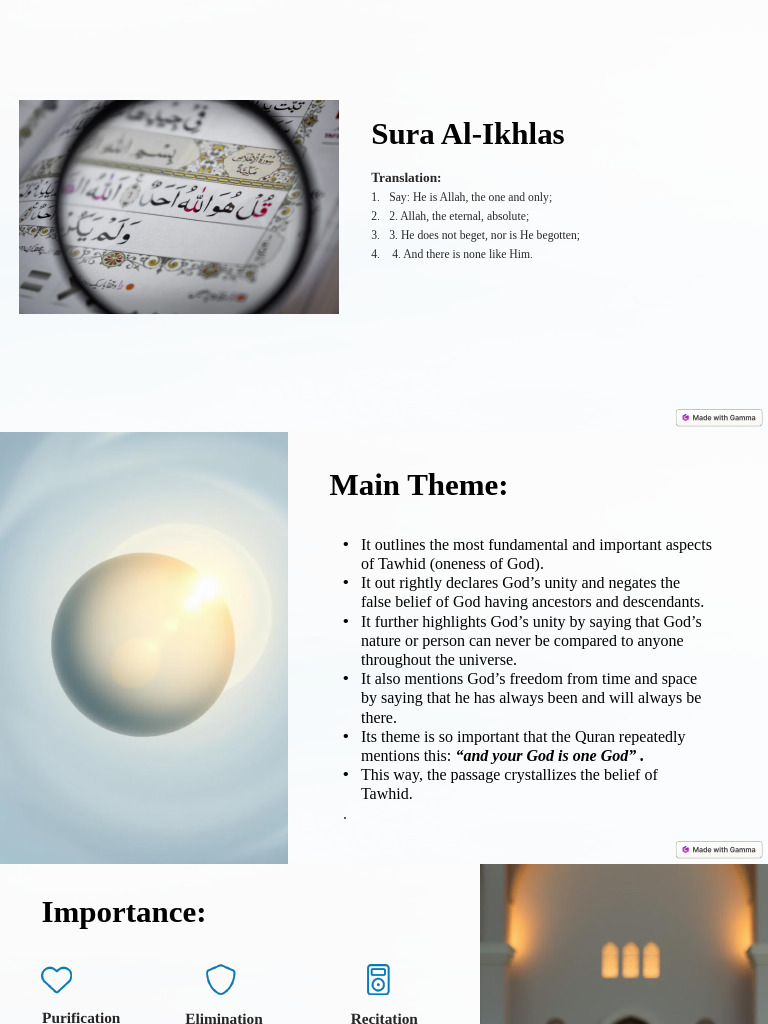 Sura Al Ikhlas 1 | PDF