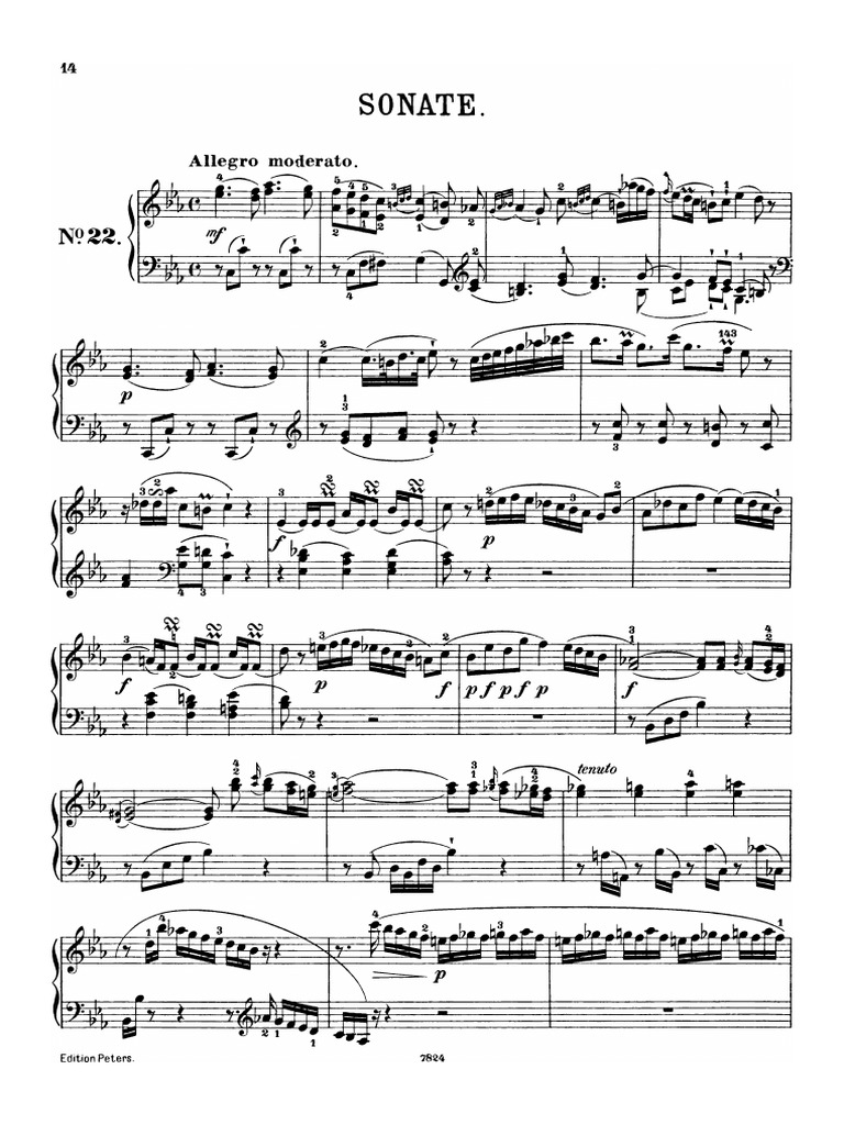 Piano Sonata in C Minor%2C Hob | PDF