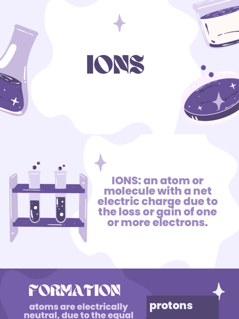 Understanding Ions: Cations and Anions | PDF