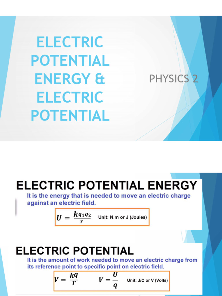 electric-potential-energy-electric-potential | PDF