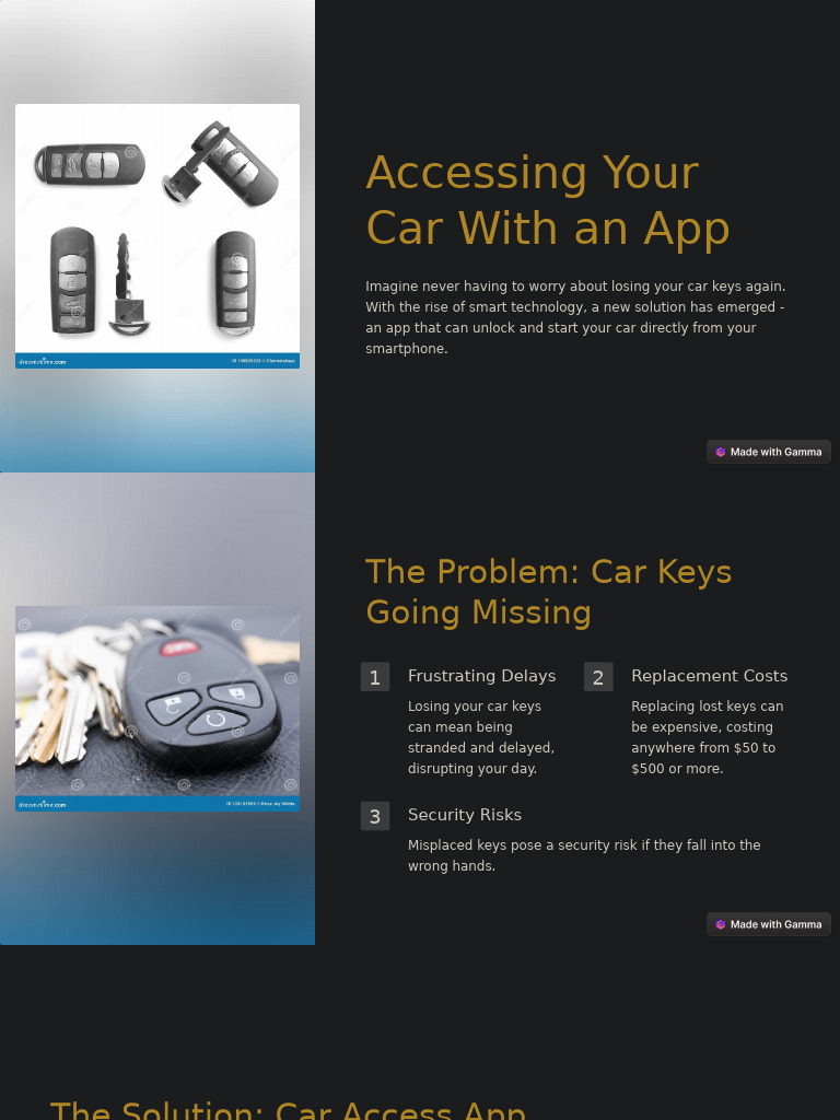 Unlock Your Car with Smartphone App | PDF | Mobile App | Car