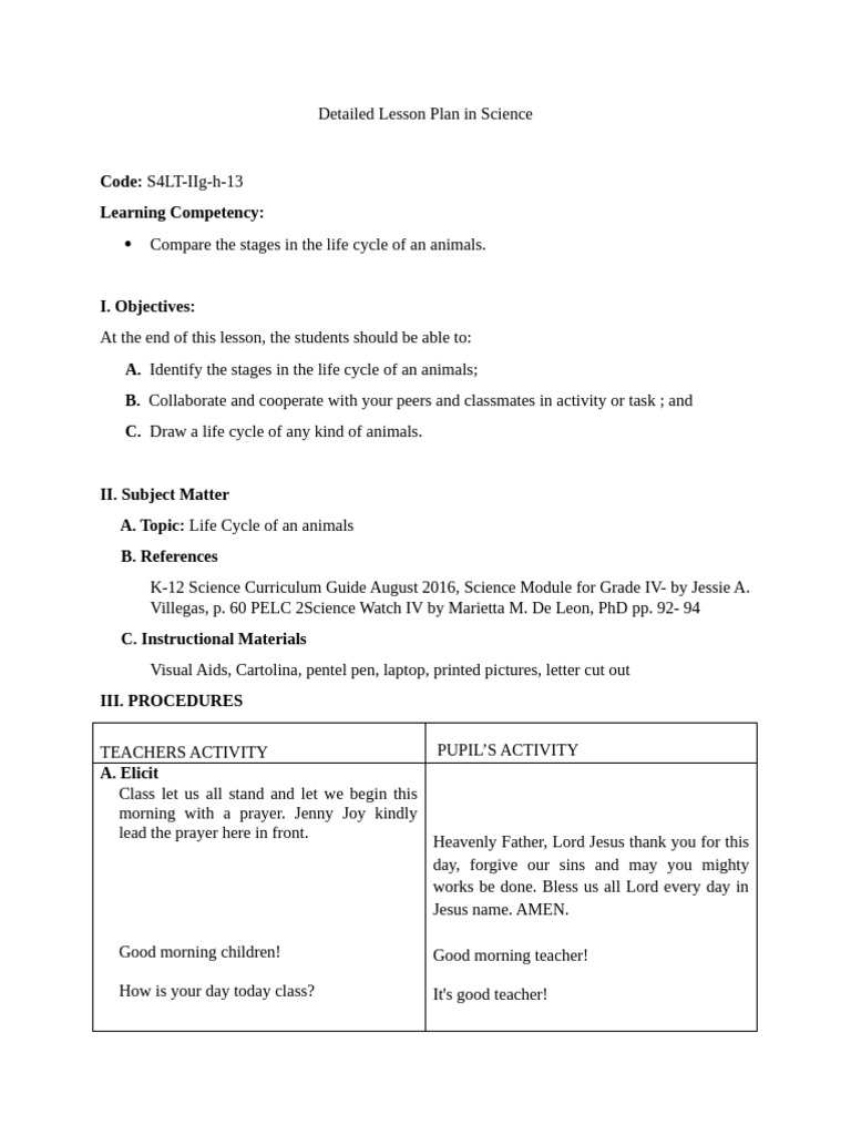 Detailed Lesson WPS Office 1 1 | PDF | Butterfly | Pupa