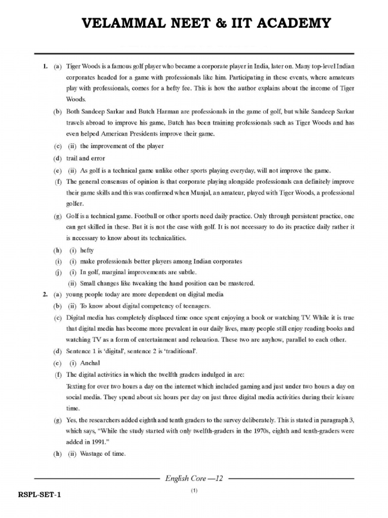 English Core Set1 REN MS | PDF