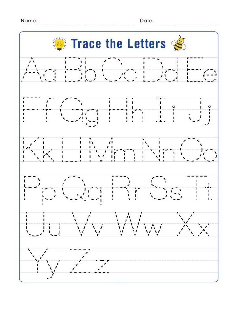 Tracing Letter | PDF