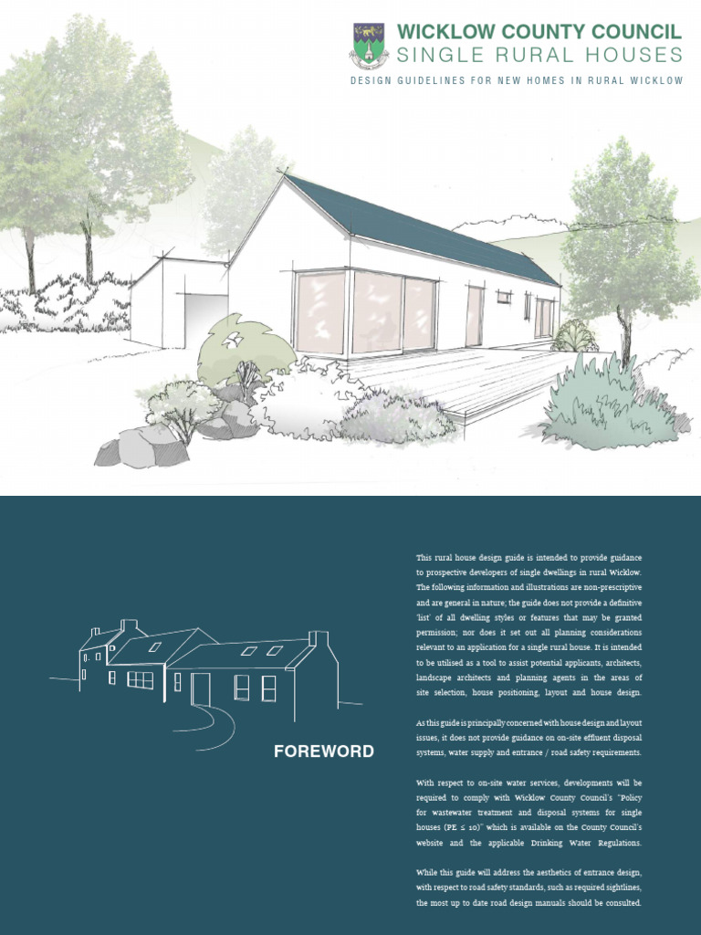 Rural House Design Guide for Wicklow | PDF | Roof | Window