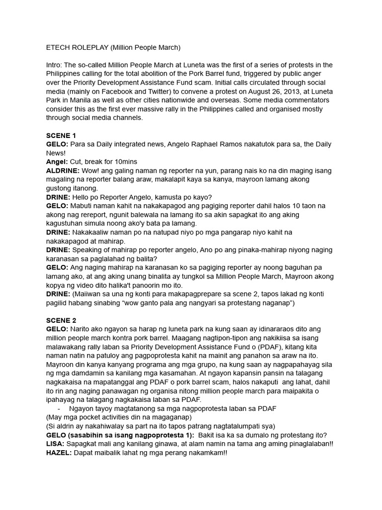 E Tech Roleplay 1 | PDF