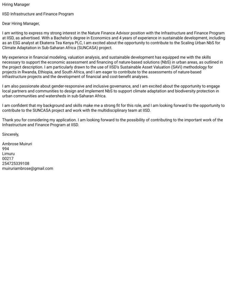 IISD Infrastructure and Finance Program | PDF