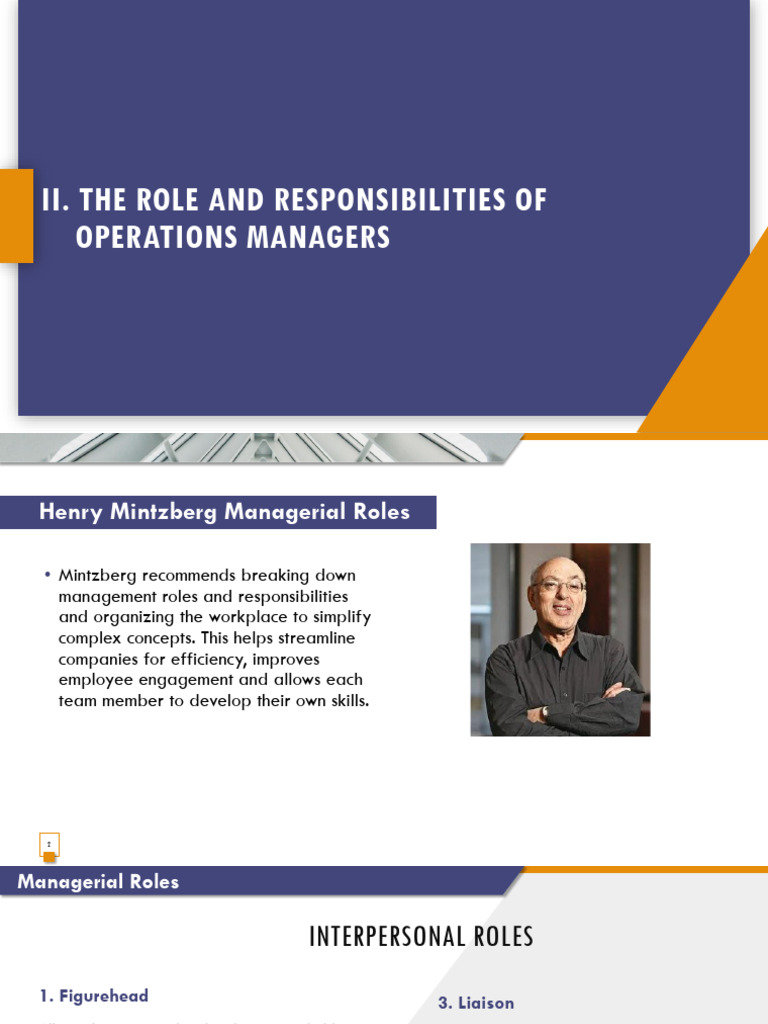 Operations Managers' Roles Explained | PDF | Social Psychology | Business