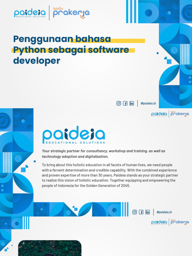 Penggunaan Bahasa PYTHON | PDF