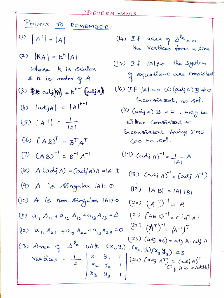 Det Formulas | PDF