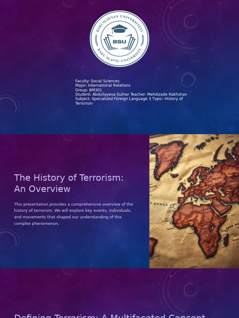 History of Terrorism Overview | PDF | Anarchism | Anarchy