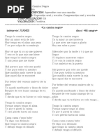 Letra de "La Camisa Negra" - Juanes | PDF