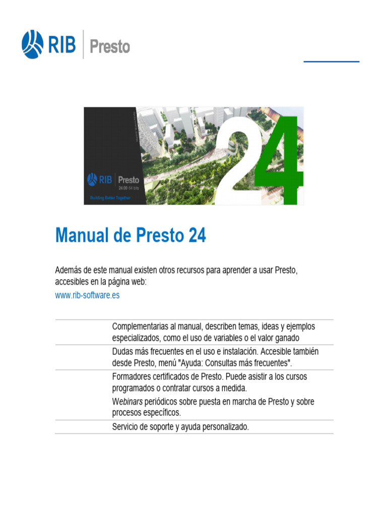 Manual Completo de Presto 24 | PDF | Ventana (informática) | Archivo de ...