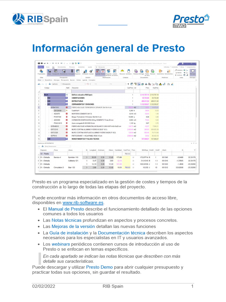 Informacion-general-de-Presto | PDF | Microsoft Excel | Microsoft Word