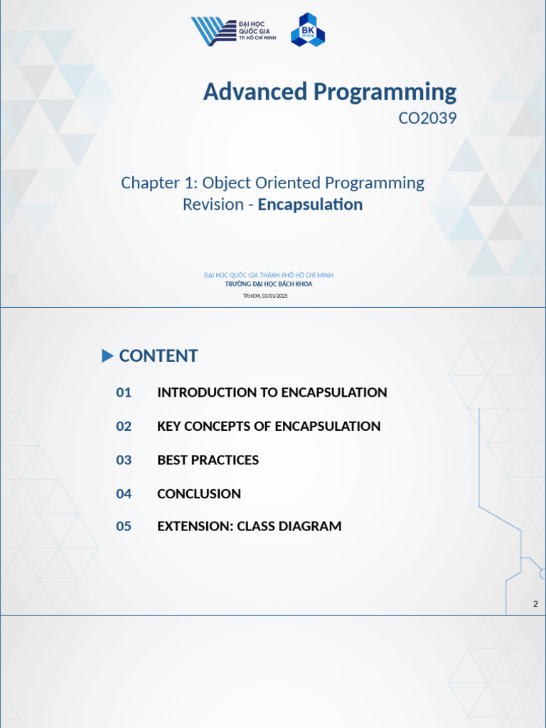 Chap1_Encapsulation_v2 | PDF | Class (Computer Programming) | Computer Engineering
