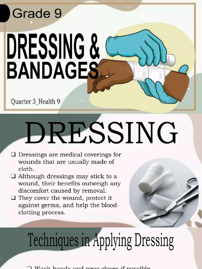 3rd Q - Bandaging Techniques | PDF