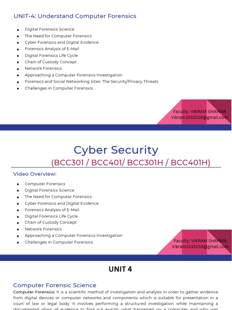 Cyber-Security | PDF | Digital Forensics | Computer Forensics