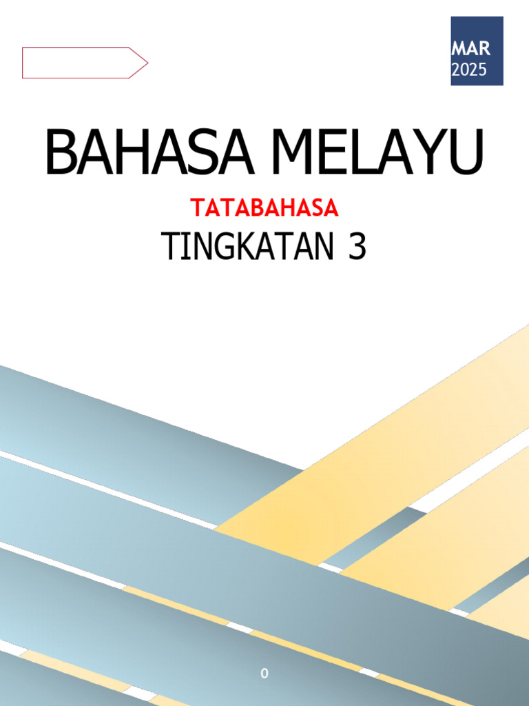 T1 BM (Tutorial) - Tatabahasa | PDF