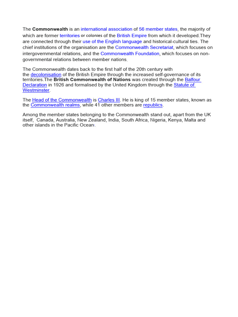 The Commonwealth | PDF