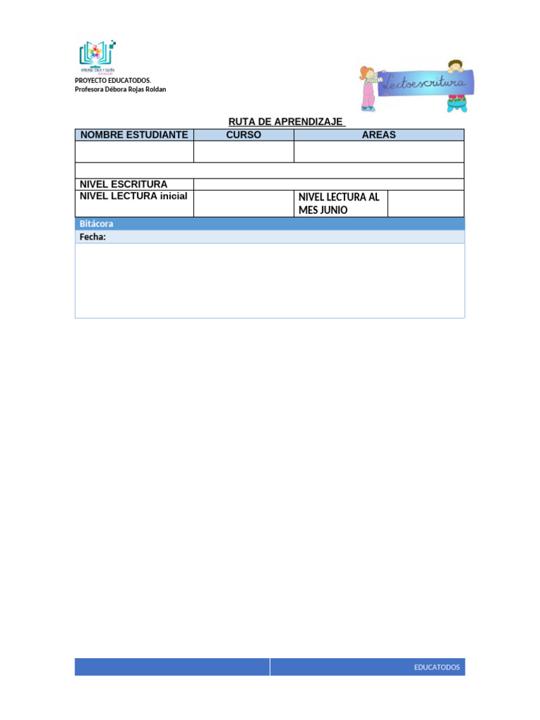 RUTA DE APRENDIZAJE EDUCATODOS | PDF