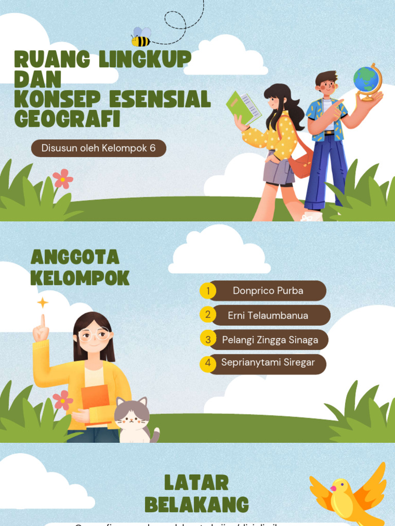 Kelompok 6. Ruang Lingkup Geografi - Compressed | PDF