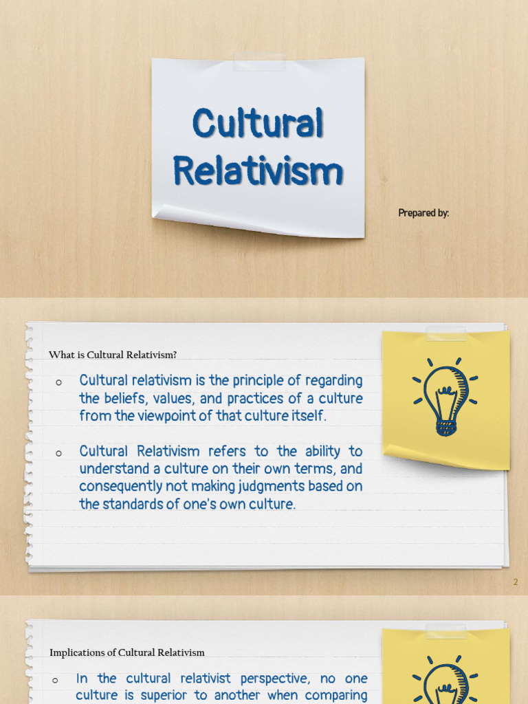 G1 Cultural Relativism | PDF | Relativism | Liberal Arts Education