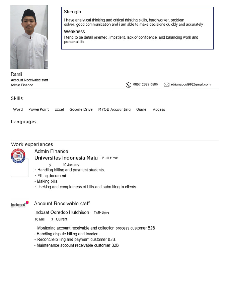 CV - Adrian Abdul Wahid-1 | PDF