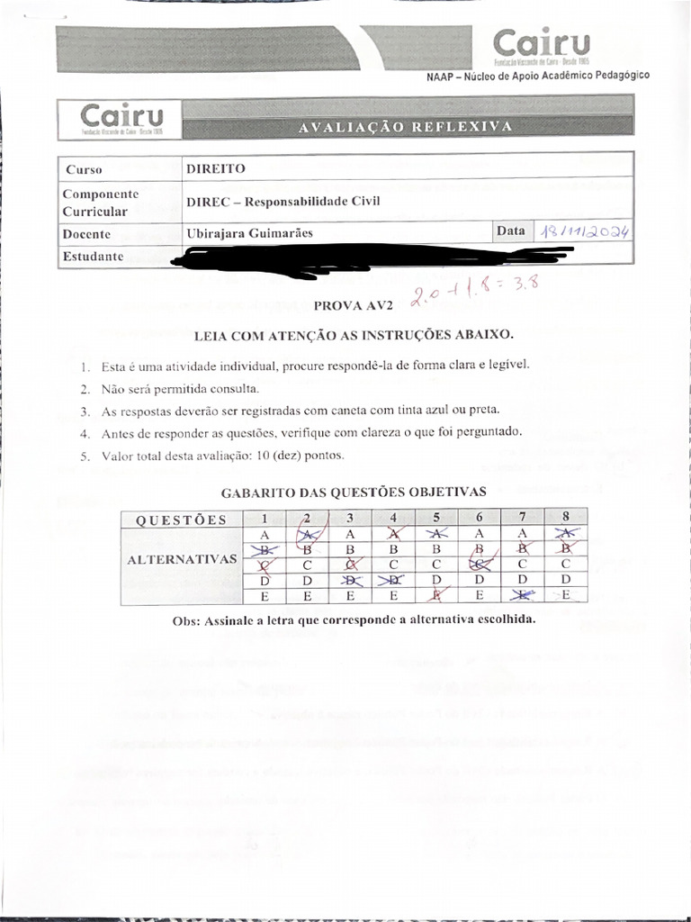 AV2 Responsabilidade Civil | PDF