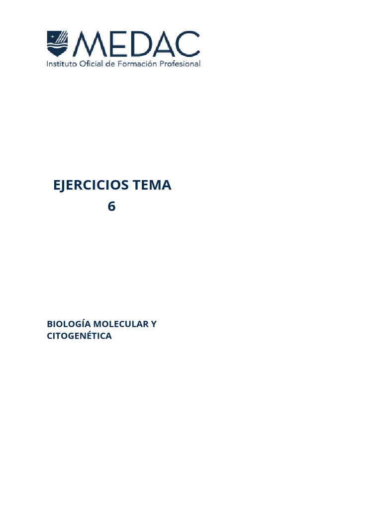 Ejercicios Tema 6 - BMC | PDF