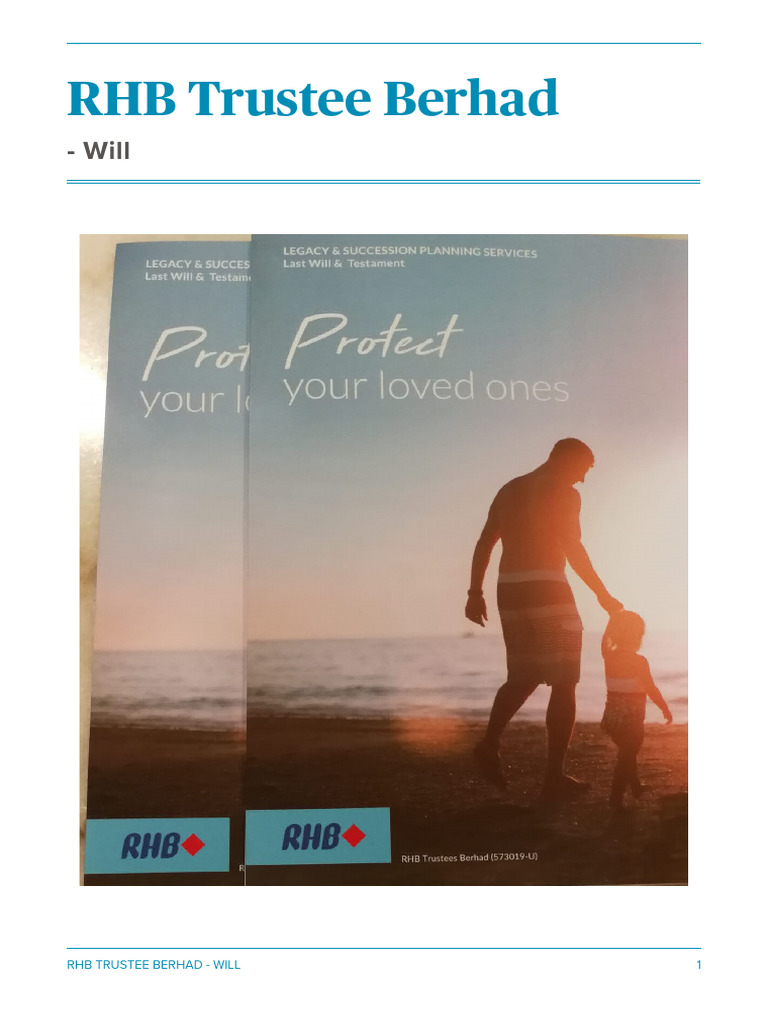 RHBT - Will | PDF