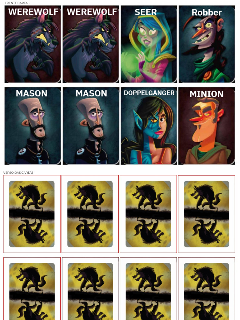 PT One Night Ultimate W One Night Ultimate Werewolf Cards PDF | PDF